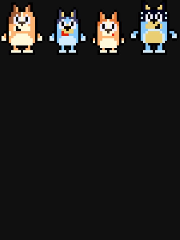 "Pixel Bluey! T-Shirt" T-shirt for Sale by Daren9a4455 | Redbubble ...