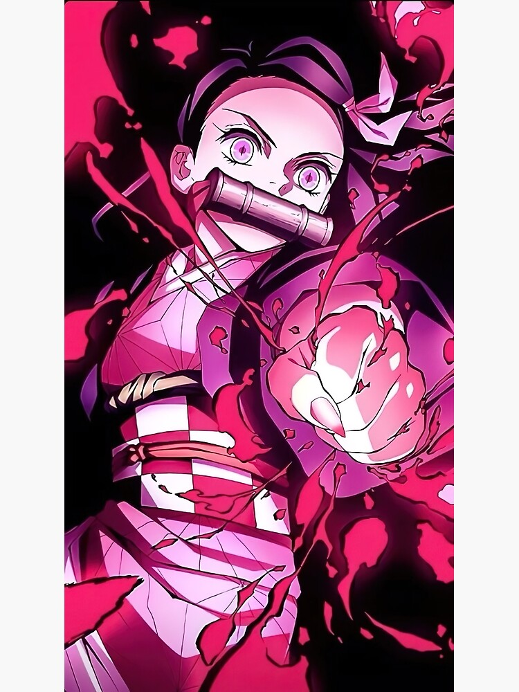 "Nezuko Demon Slayer - Kimetsu no Yaiba" Art Print for Sale by DeHusJr ...