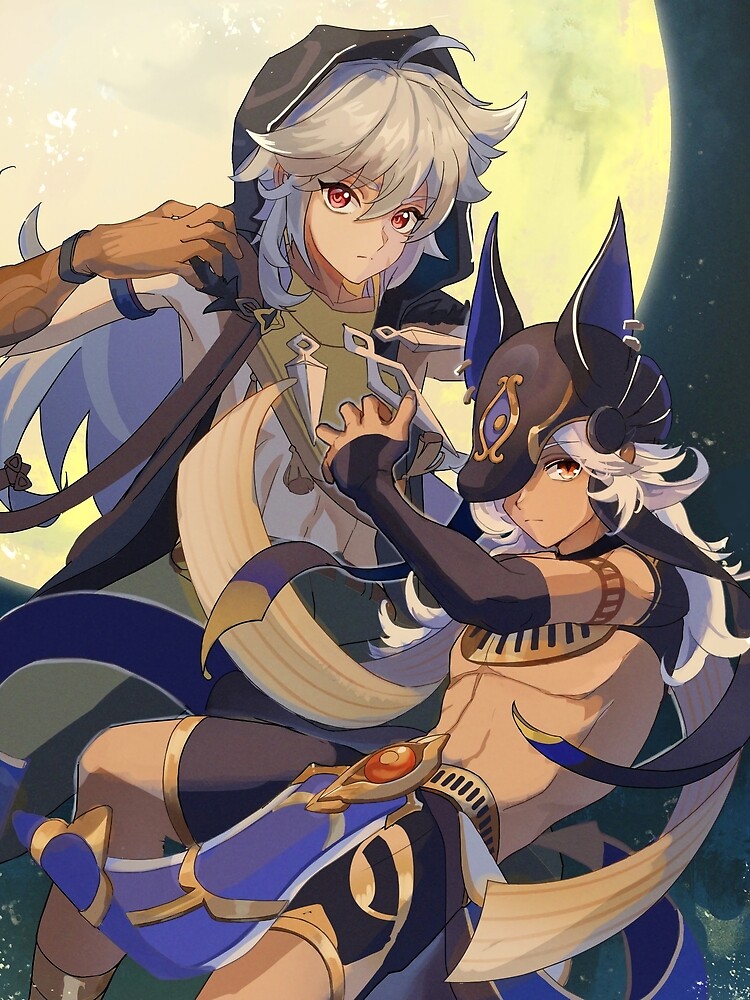 "Cyno and Razor Genshin Impact" Poster for Sale by Chaminho | Redbubble