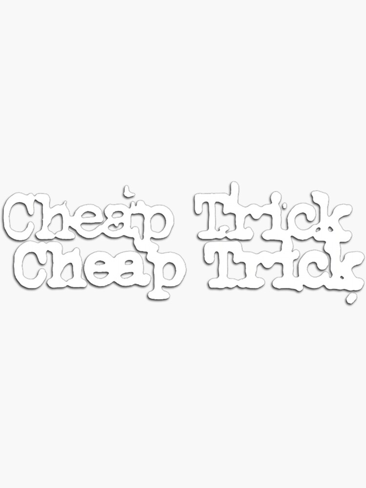 "Cheap Trick Logo - American Rock Band" Sticker for Sale by PrabhaGolch ...