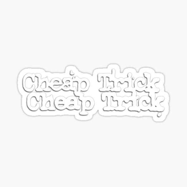"Cheap Trick Logo - American Rock Band" Sticker for Sale by PrabhaGolch ...