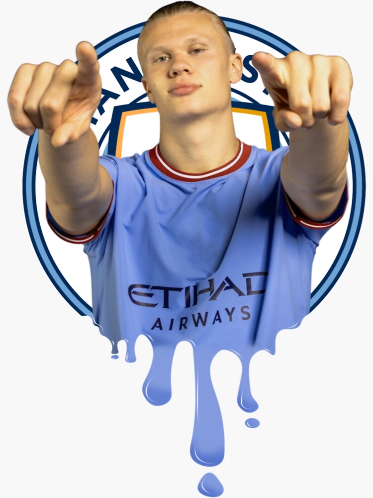 "ERLING HAALAND 1" Sticker for Sale by OcotilloBomsigs | Redbubble