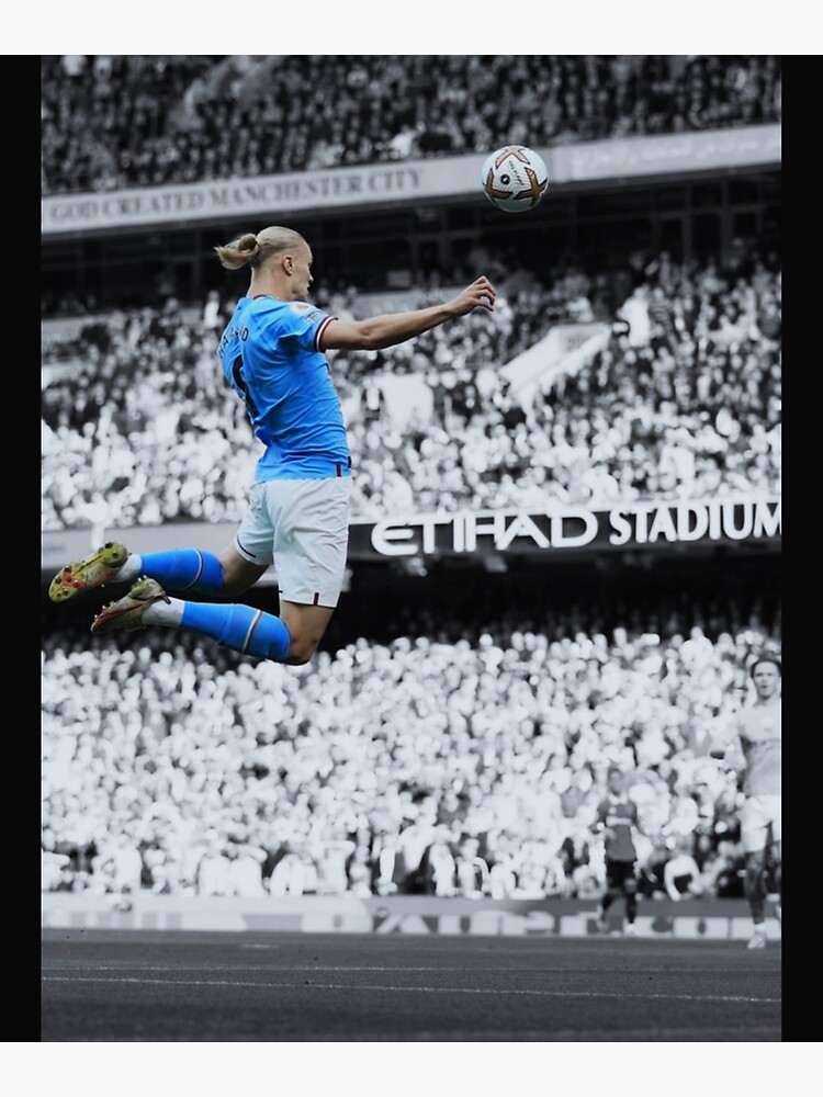 ERLING HAALAND HEADING Canvas sold by Mats-Peter Forss | SKU 2502677 ...