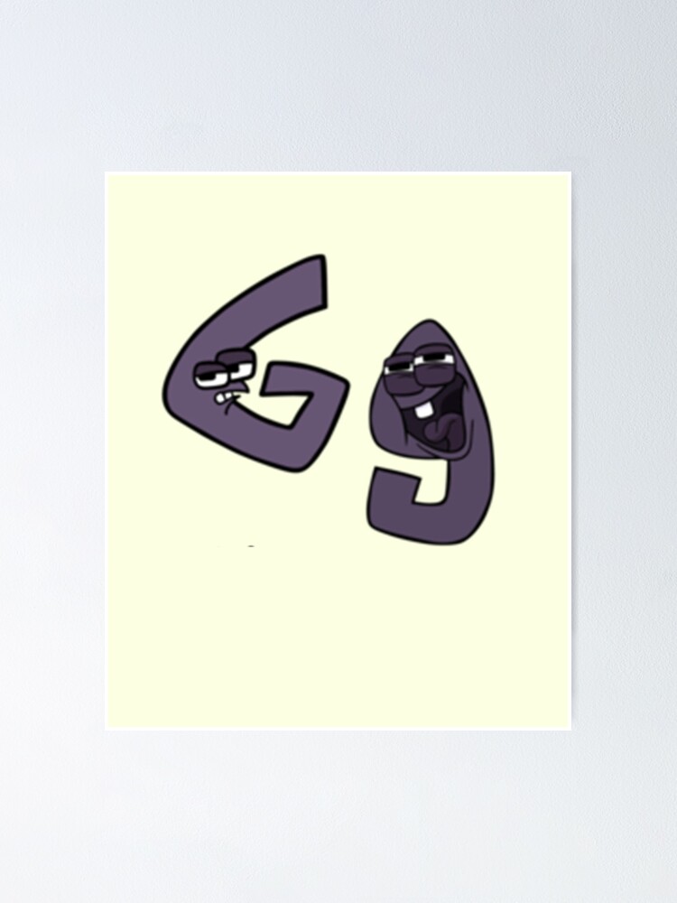 "Alphabet Lore letter g" Poster for Sale by U-name | Redbubble