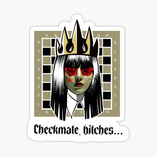 "Checkmate" Sticker for Sale by neamyhoujim | Redbubble