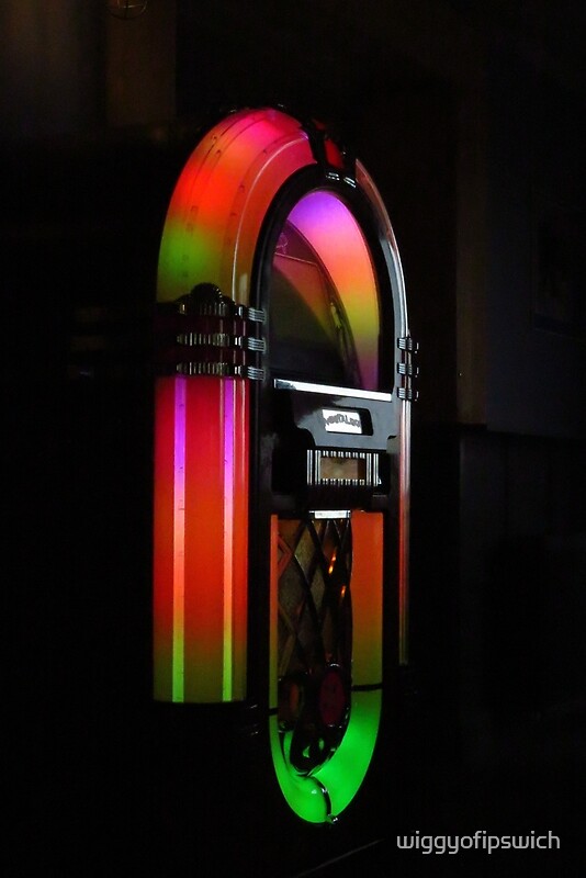 "Jukebox ( Green & Orange )" by wiggyofipswich | Redbubble