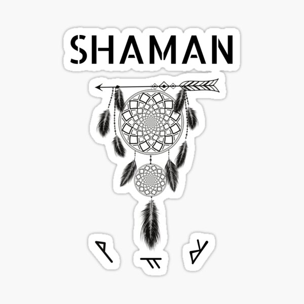 "Shaman Dungeons and Dragons Roleplaying - Gamer" Sticker for Sale by ...