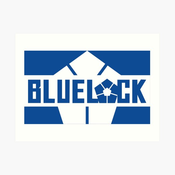 "BLUE LOCK - Bluelock logo White Classic" Art Print for Sale by ...