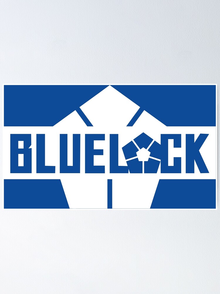 "BLUE LOCK - Bluelock logo White Classic" Poster for Sale by ...