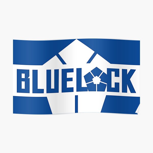 "BLUE LOCK - Bluelock logo White Classic" Poster for Sale by ...