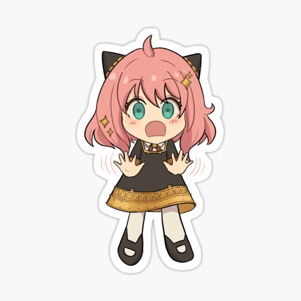 "SPY X FAMILY - anya forger" Sticker for Sale by melaniakxle | Redbubble
