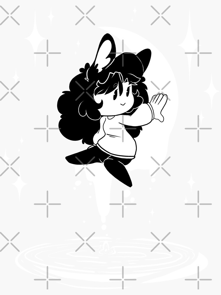 "Mun on the Moon" Sticker for Sale by BunMun | Redbubble