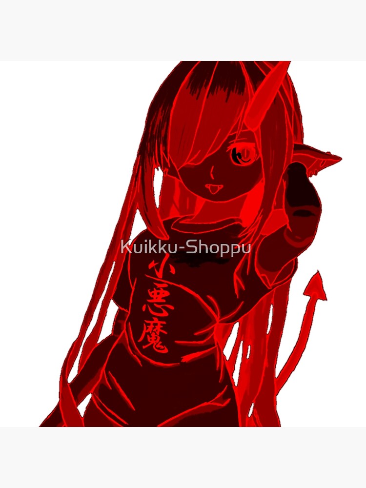 Naughty Devil Girl Poster For Sale By Kuikku Shoppu Redbubble