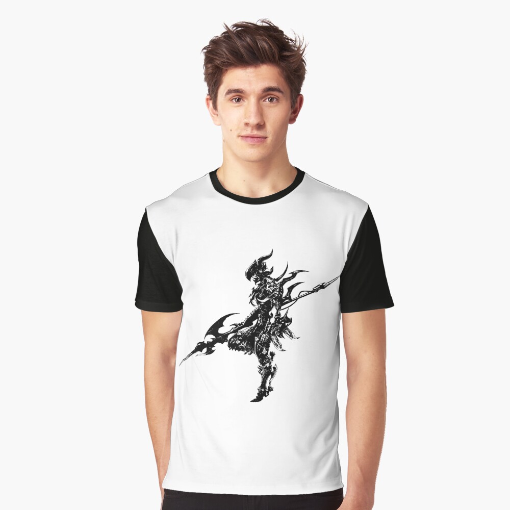 "Final Fantasy Main Logo - Dragoon/ Lancer Silhouette" Sticker for Sale ...