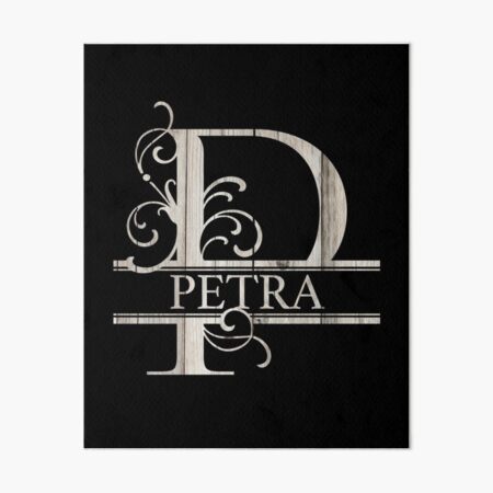 "Petra Name - Wood Style Monogram Letter P The Petra Name Gift For ...