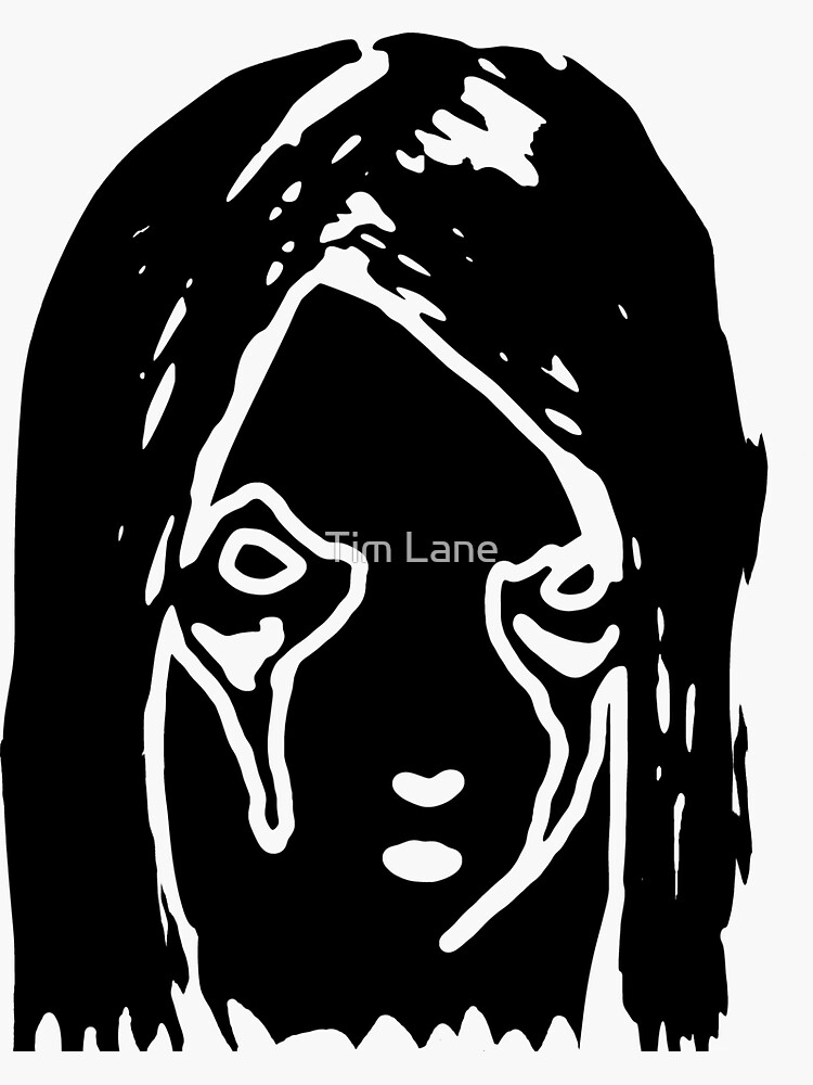 "Demon Girl, Sadako, The Ring" Sticker by pooh-san | Redbubble