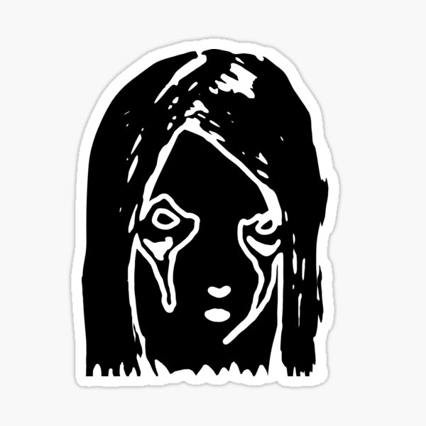 "Demon Girl, Sadako, The Ring" Sticker by pooh-san | Redbubble