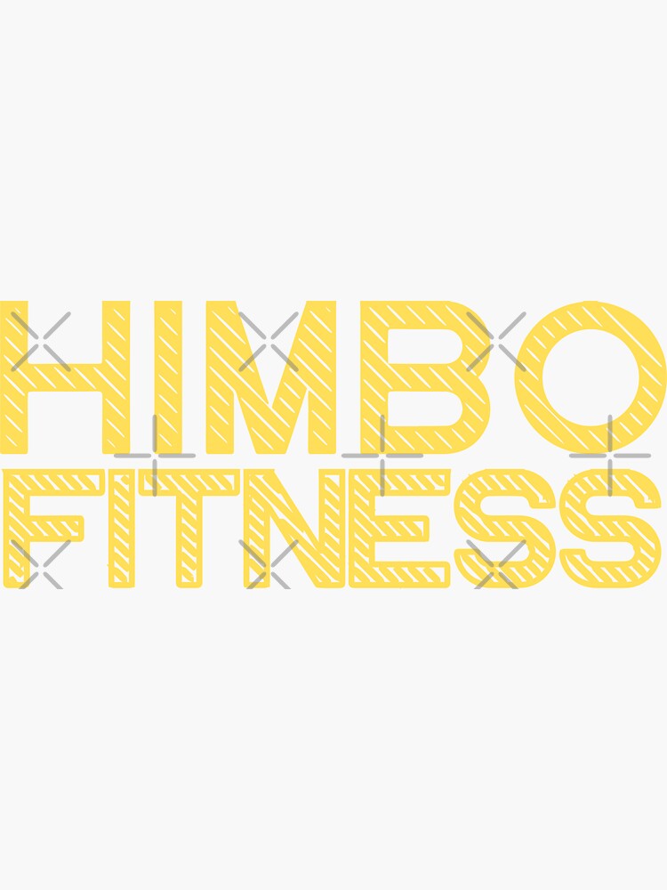 "Himbo Fitness " Sticker for Sale by CraftwithNadia | Redbubble