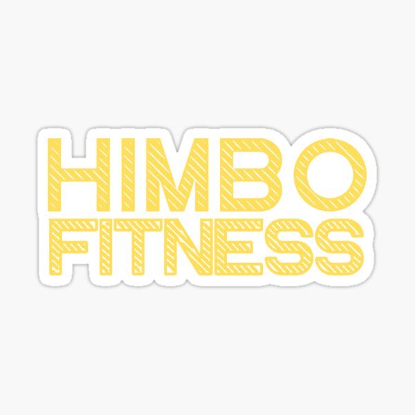 "Himbo Fitness " Sticker for Sale by CraftwithNadia | Redbubble