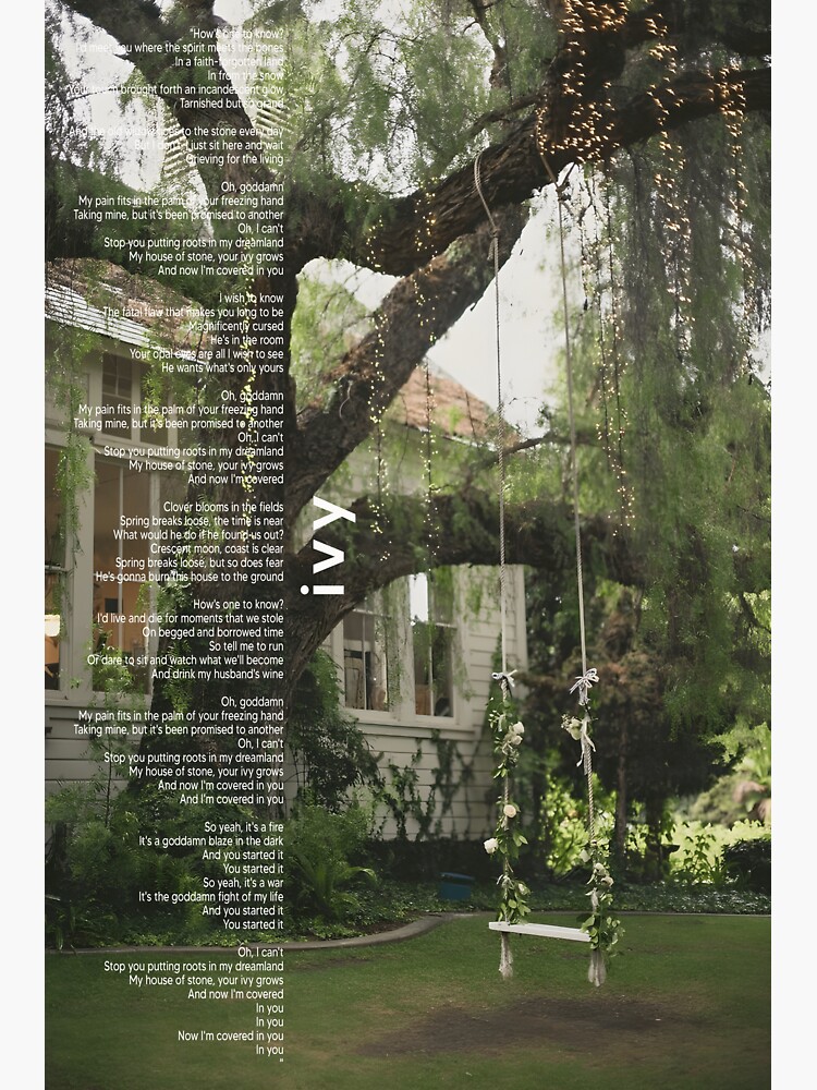 "Ivy Taylor Swift - Evermore flower" Sticker for Sale by SallyiMitchell ...