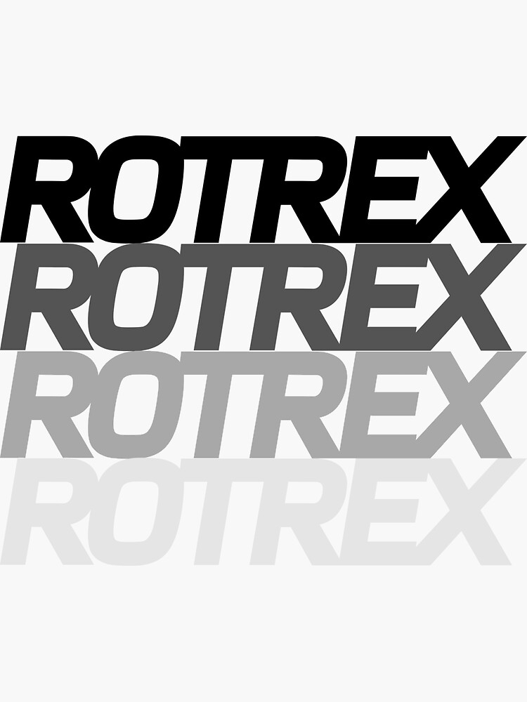 "Rotrex Logo Gradient" Sticker for Sale by Rotrex | Redbubble