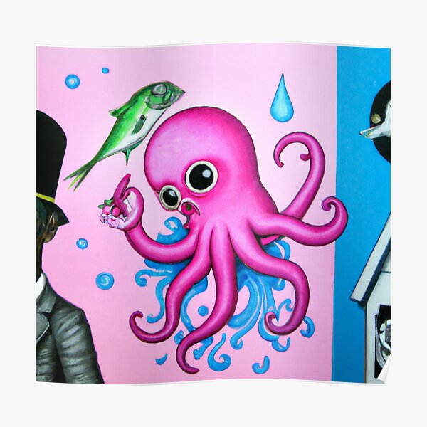 "Sploosh!" Poster for Sale by fnord33 | Redbubble