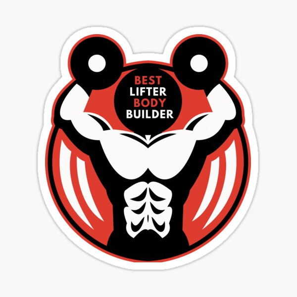 "Best Lifter Bodybuilder " Sticker for Sale by MokonoKokoro | Redbubble