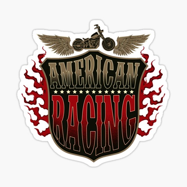 "American Racing" Sticker for Sale by Wil-Silva | Redbubble