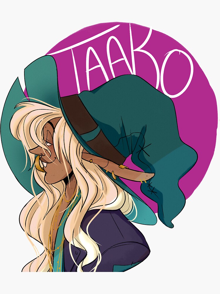 "Taako from TV" Sticker for Sale by Midnigtartist | Redbubble