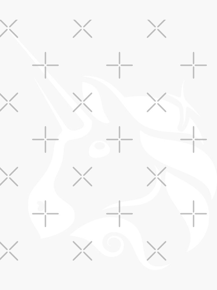 "Uniswap UNI Crypto Altcoin - Clean White Logo" Sticker for Sale by ...