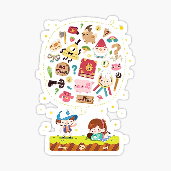 "Grabity falls, Gravityfalls, Dipper pines" Sticker for Sale by ...