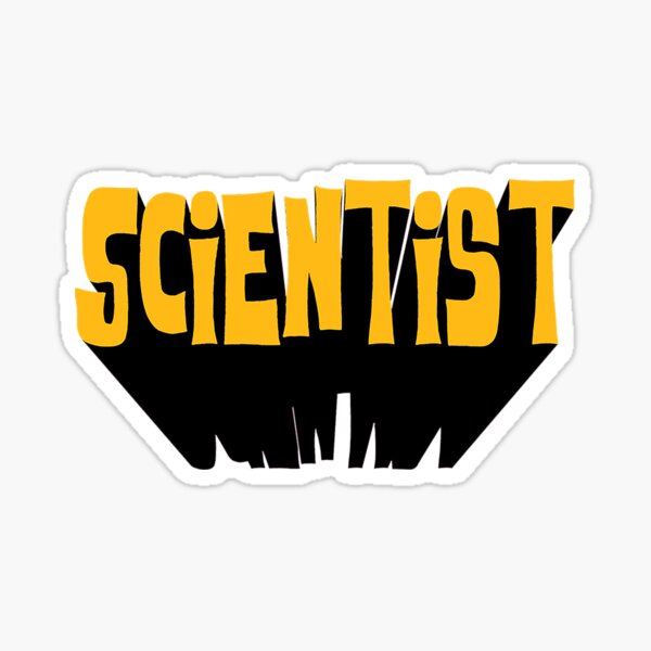 "Scientist" Sticker for Sale by reichertmelyna | Redbubble