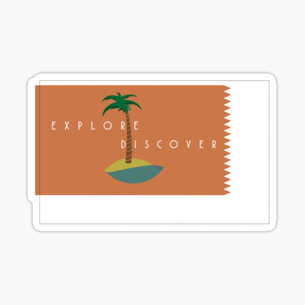 "Explore and Discover" Sticker by cooperuliano | Redbubble