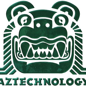 "Aztechnology" Sticker for Sale by Mike-Brodu | Redbubble