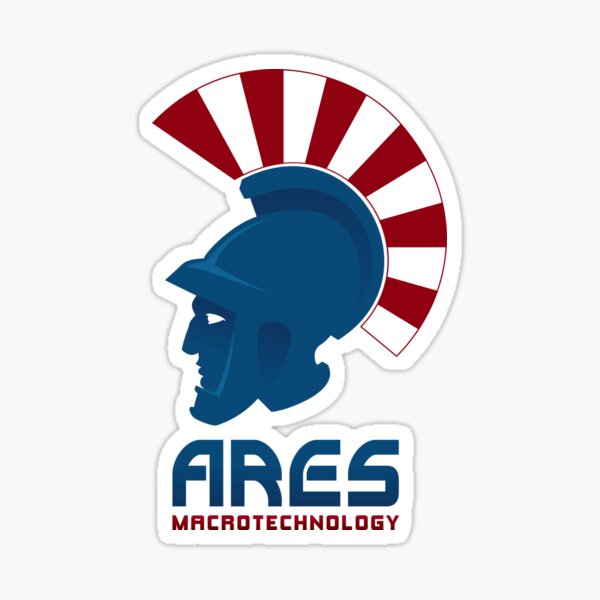"Ares" Sticker for Sale by Mike-Brodu | Redbubble