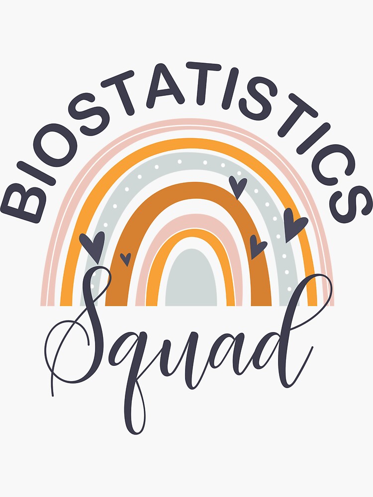 "Cute Biostatistician Biostatistics" Sticker for Sale by NestaReign ...