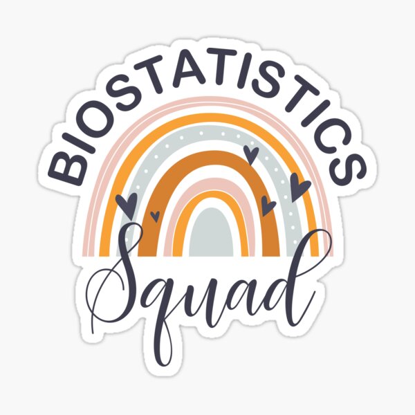Cute Biostatistician Biostatistics Sticker For Sale By Nestareign Redbubble