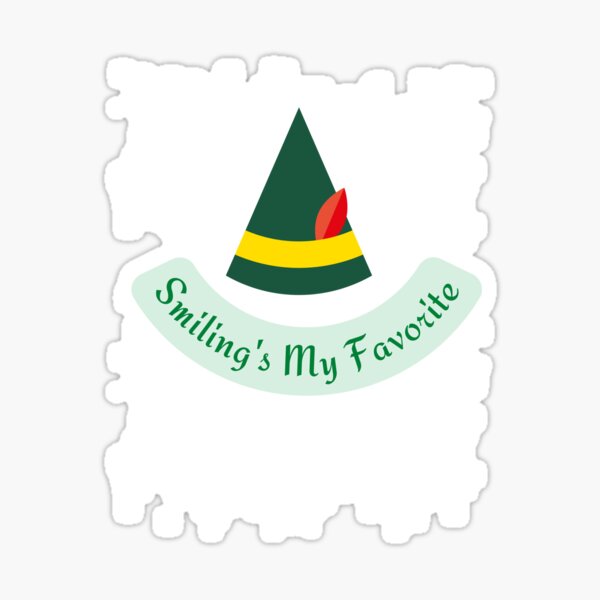 "Buddy the Elf - Smilings my favorite - Elf" Sticker for Sale by ...