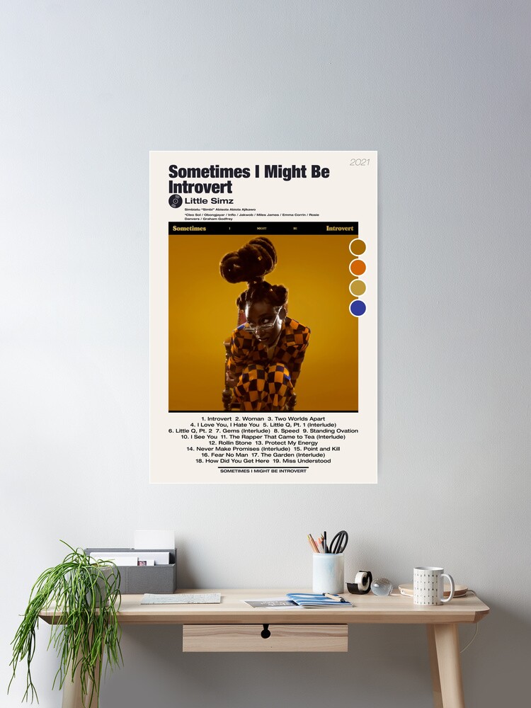"SOMETIMES I MIGHT BE INTROVERT Little Simz tracklist & poster ...