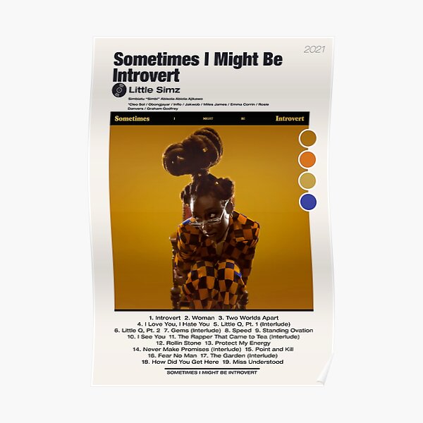 "SOMETIMES I MIGHT BE INTROVERT Little Simz tracklist & poster ...