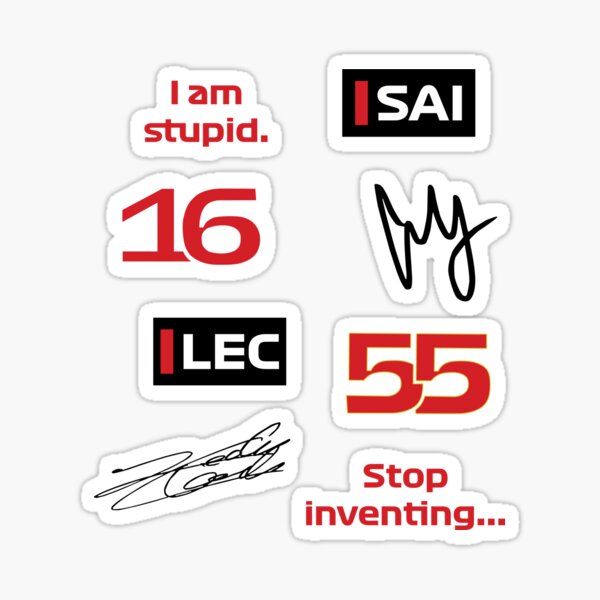 "Ferrari Sticker Pack 2022" Sticker for Sale by demhan | Redbubble