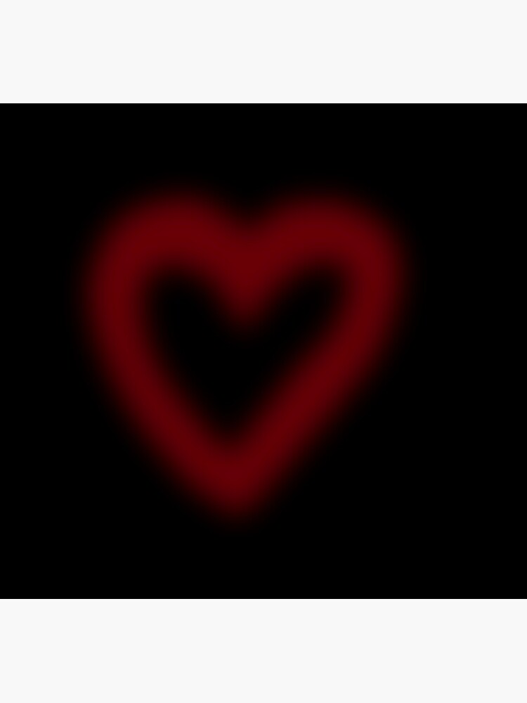 "Blurry Heart" Sticker for Sale by CrystalsnStuff | Redbubble