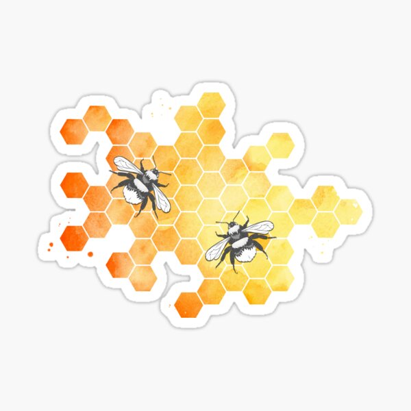 "Bees - BS5" Sticker for Sale by FyzaSK | Redbubble