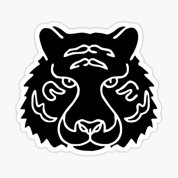 "Symbol of an Indian tiger, culture of India" Sticker for Sale by ...