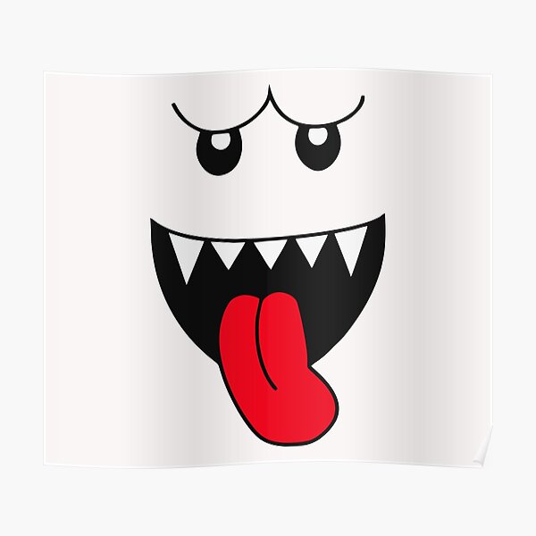"King Boo Face" Poster for Sale by carpetlo | Redbubble