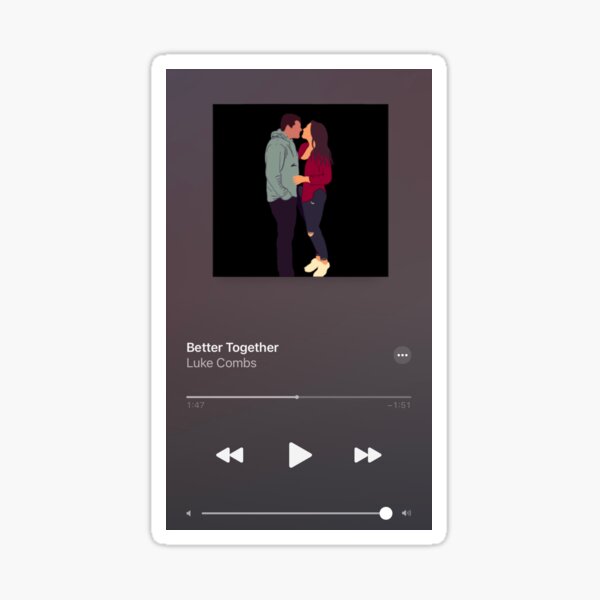 "Custom song lyric sticker" Sticker for Sale by Lmaloney | Redbubble