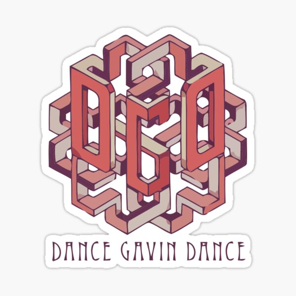"Dance Gavin Dance Essential" Sticker for Sale by Zeemaliks | Redbubble