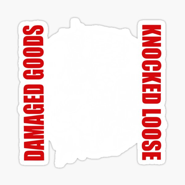 "Knocked Loose" Sticker for Sale by Zeemaliks | Redbubble