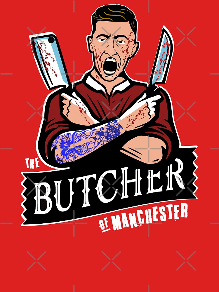 "The Butcher of Manchester Lisandro Martinez White" Essential T-Shirt ...