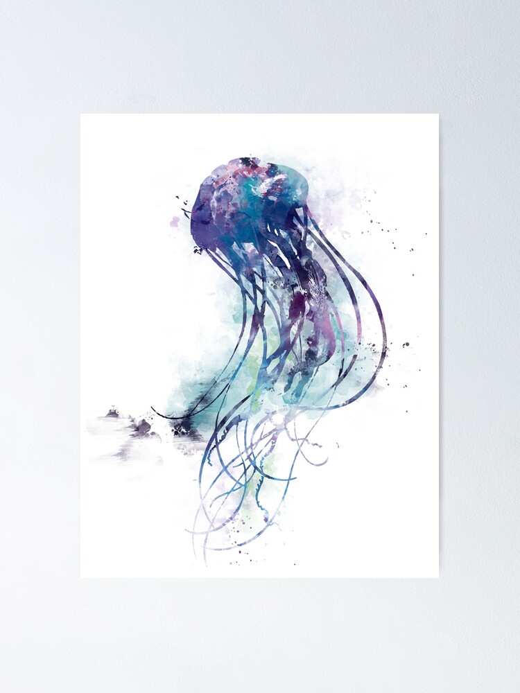 "Jellyfish" Poster for Sale by MonnPrint | Redbubble